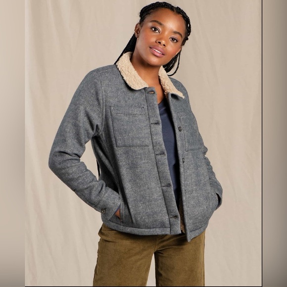 Toad&Co | Jackets & Coats | Nwt Toadco Sherpa Lined Denim Burntside ...